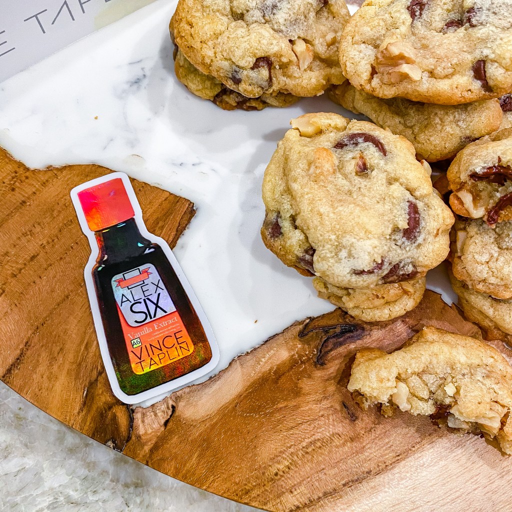 Vanilla Chocolate Chip Walnut Cookies - The Nerdy Gourmet